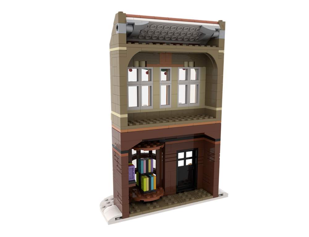 LEGO MOC Vintage Bookstore (10351) by Tijll | Rebrickable - Build with LEGO