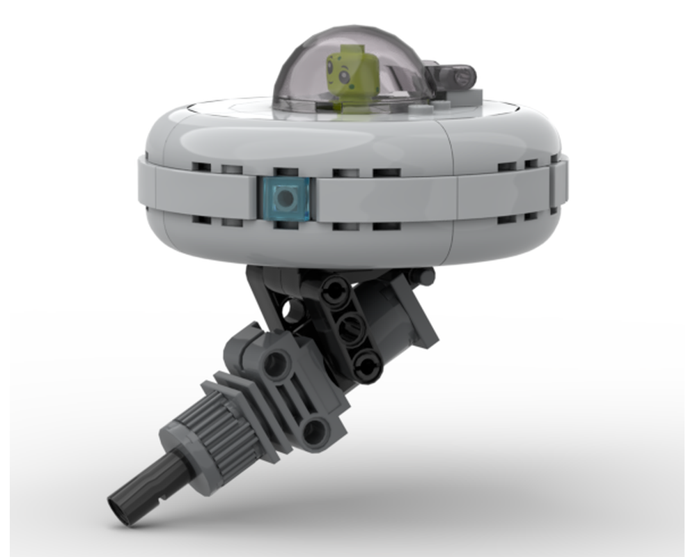 LEGO MOC Flying saucer Laser Gun addon by Smellybricks | Rebrickable ...