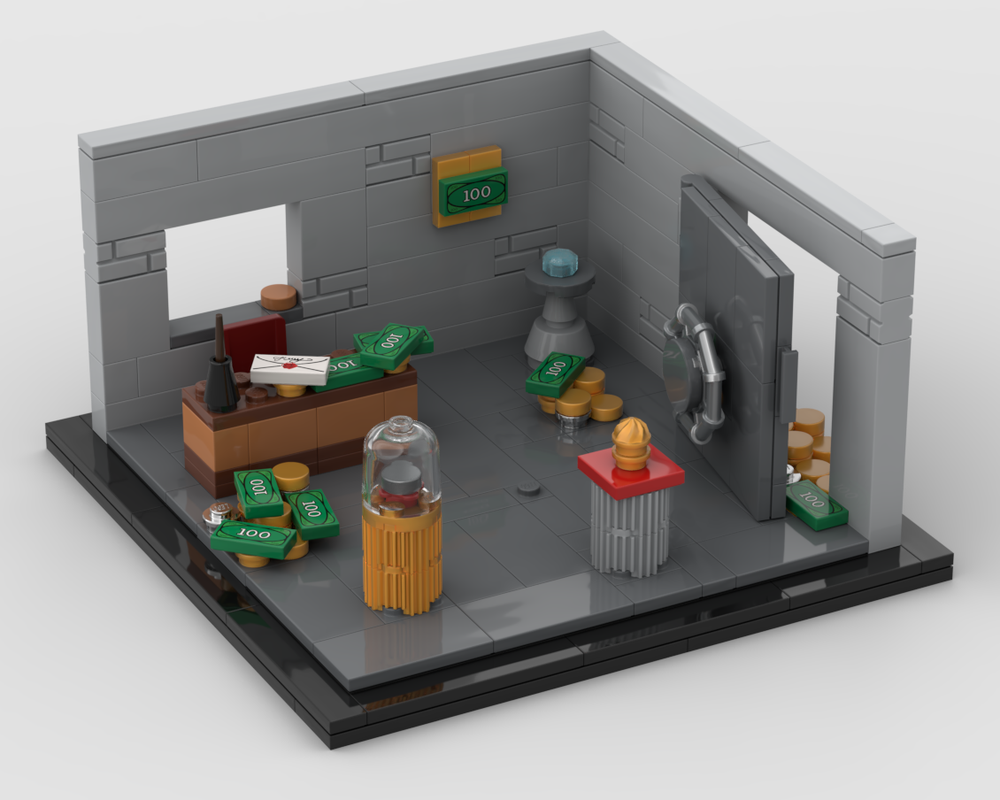 LEGO MOC-233857 Scrooge McDuck's office by Vilzu | Rebrickable - Build ...