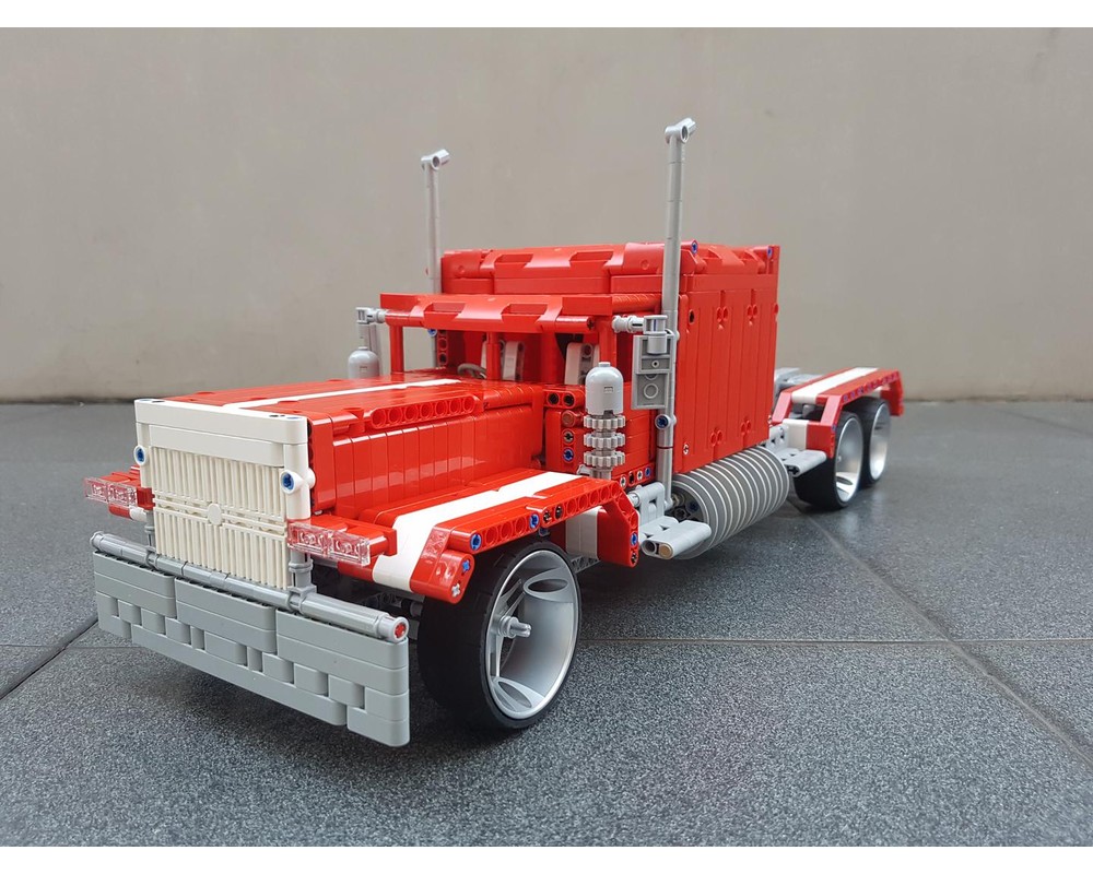 LEGO MOC Peterbilt Truck - RC by dede_aja_tuh | Rebrickable - Build ...
