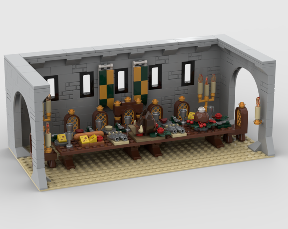 LEGO MOC Medieval Christmas Banquet by Rachello89 | Rebrickable - Build ...