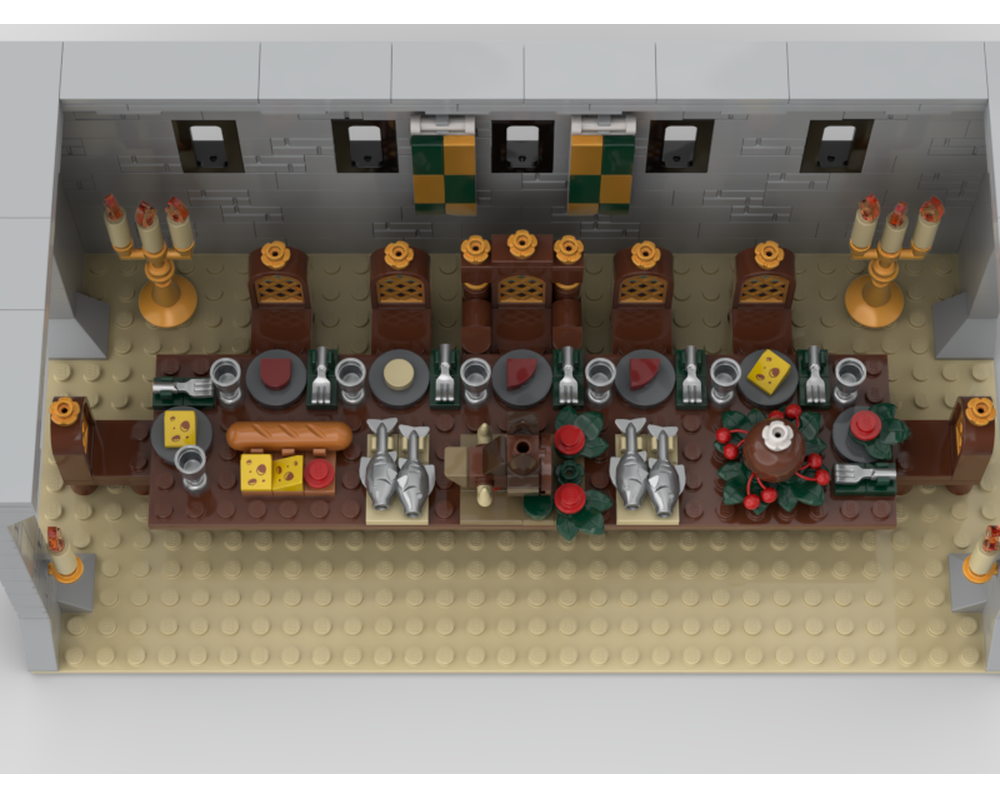 LEGO MOC Medieval Christmas Banquet by Rachello89 | Rebrickable - Build ...