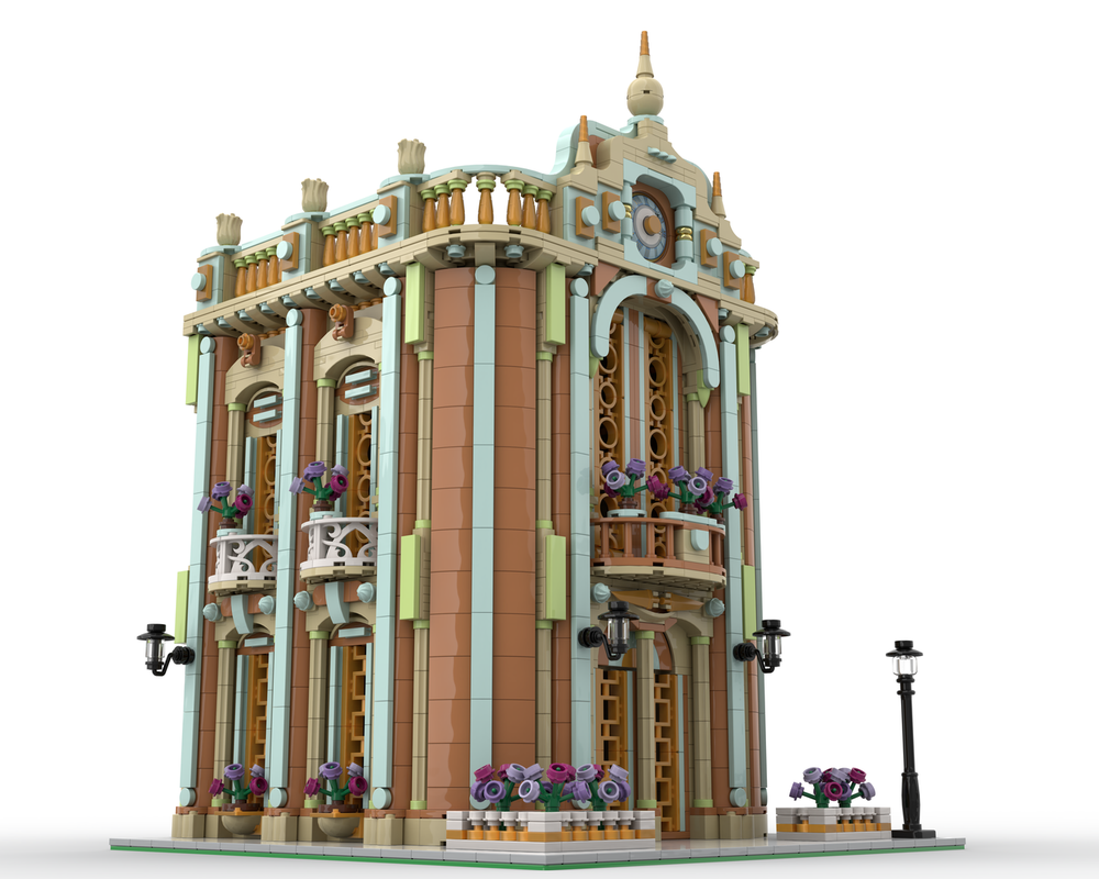 LEGO MOC-233882 MODULAR IX by @lucapetraglia.it | Rebrickable - Build ...