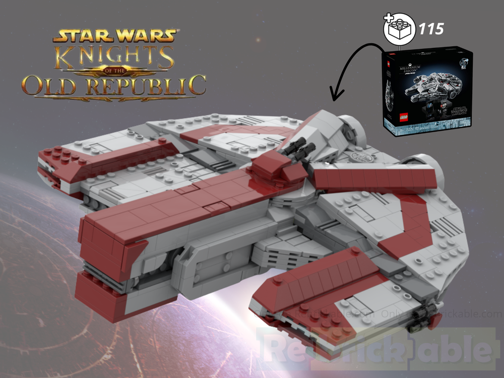 LEGO MOC Ebon Hawk modification of set 75375 by Ewok | Rebrickable ...