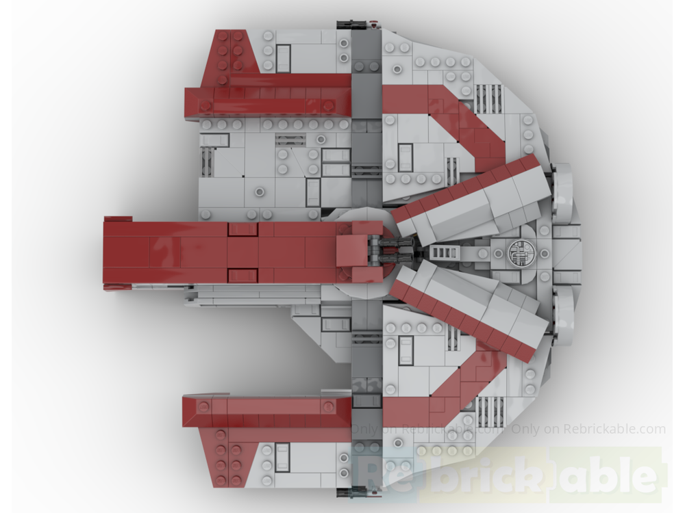 LEGO MOC-233890 Ebon Hawk modification of set 75375 by Ewok ...