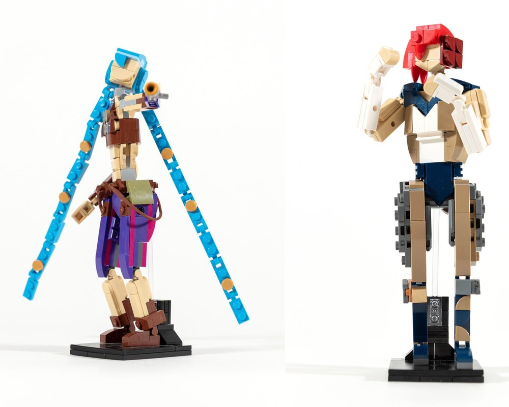 LEGO MOC Jinx and VI combo from Arcane by jpleroux | Rebrickable ...