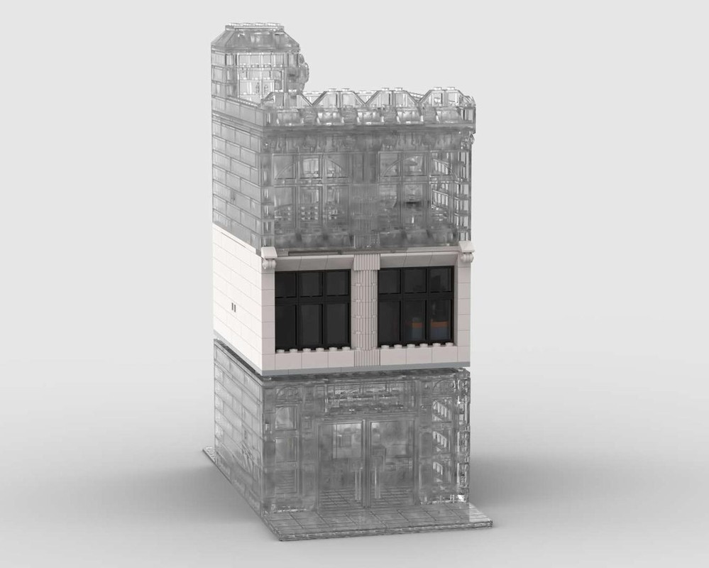 LEGO MOC City Bank Modular Building - Extra Floor by brickmanspark ...