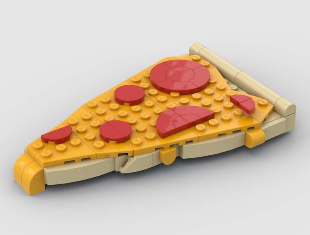 LEGO MOC-233904 Pizza Slice by SkeeterPeters | Rebrickable - Build with ...