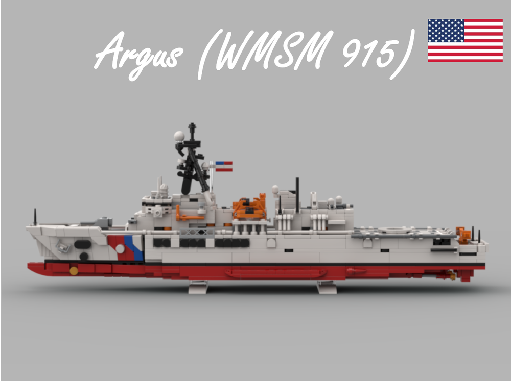 LEGO MOC USCGC Argus (WMSM-915) by BasicBuilder23 | Rebrickable - Build ...