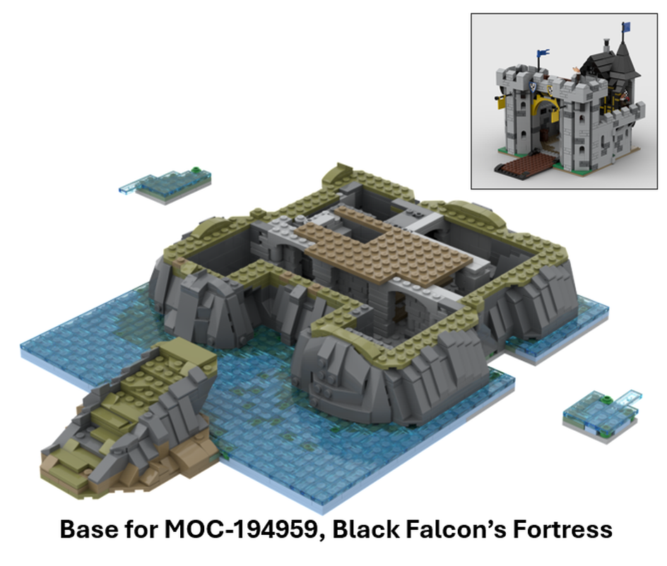 LEGO MOC Base for 6074-redux by Jakob_ | Rebrickable - Build with LEGO