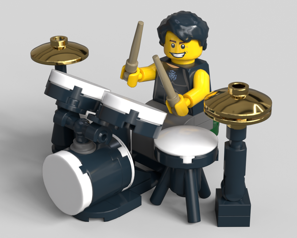 LEGO MOC Drum Set by BrickHappens | Rebrickable - Build with LEGO