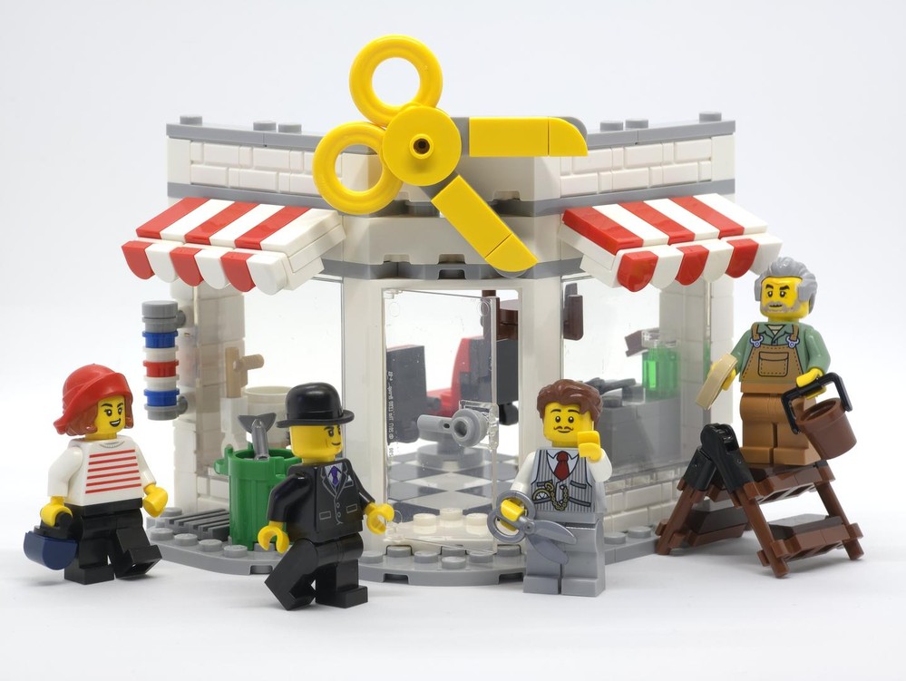 LEGO MOC Prohibition Barbershop by edwardpulleyn | Rebrickable - Build ...