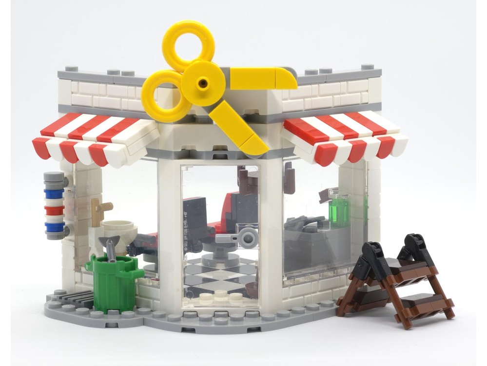 LEGO MOC Prohibition Barbershop by edwardpulleyn | Rebrickable - Build ...