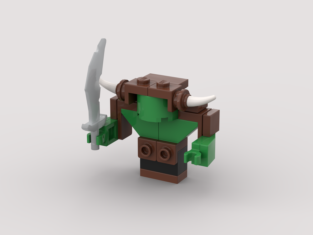 LEGO MOC Ogre figure by iLikeRoyalBlood87 | Rebrickable - Build with LEGO