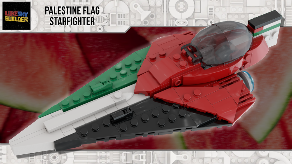LEGO MOC Palestine Flag Starfighter by LukeSkybuilder | Rebrickable ...