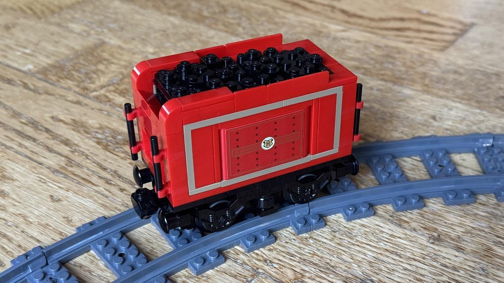 LEGO MOC Red Tender with battery and motor for famous Steam Locomotive ...