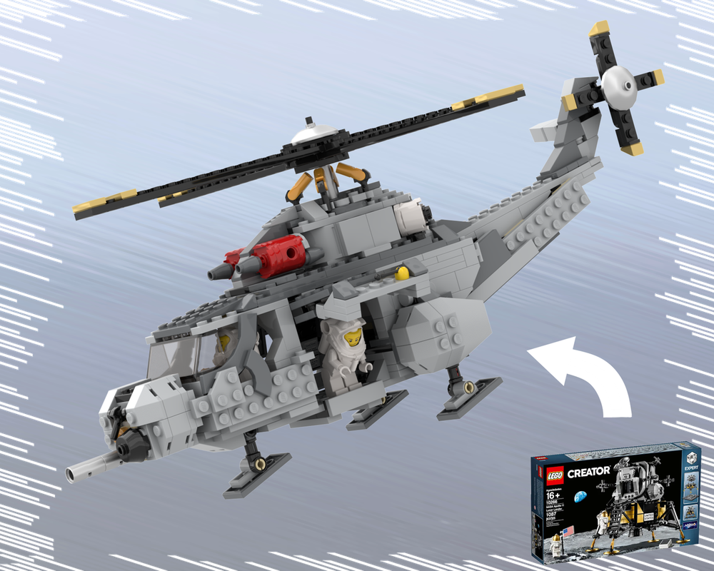 LEGO MOC-234015 Helicopter | 10266 NASA Apollo 11 Lunar Lander alt ...