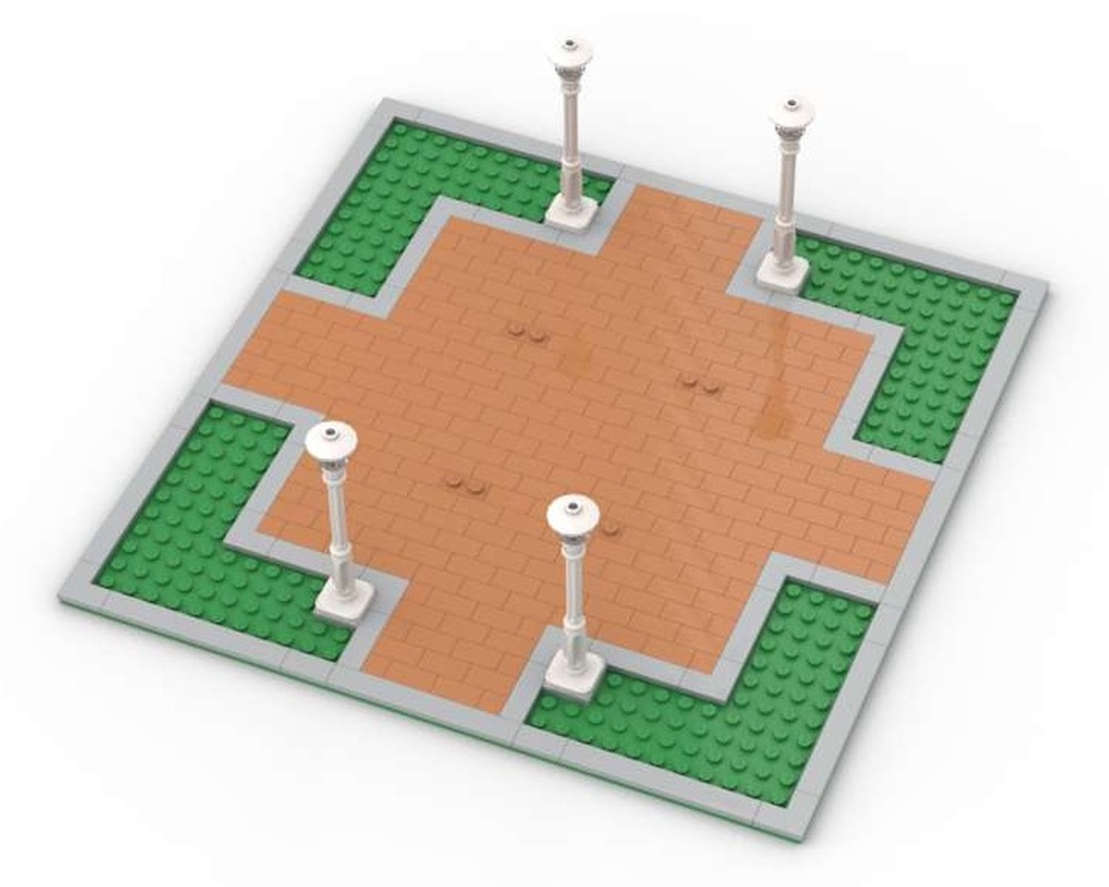 LEGO MOC-234016 Customisable town square by secondmessybrick ...