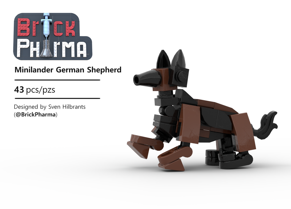 LEGO MOC-234019 Minilander German Shepherd by BrickPharma | Rebrickable ...
