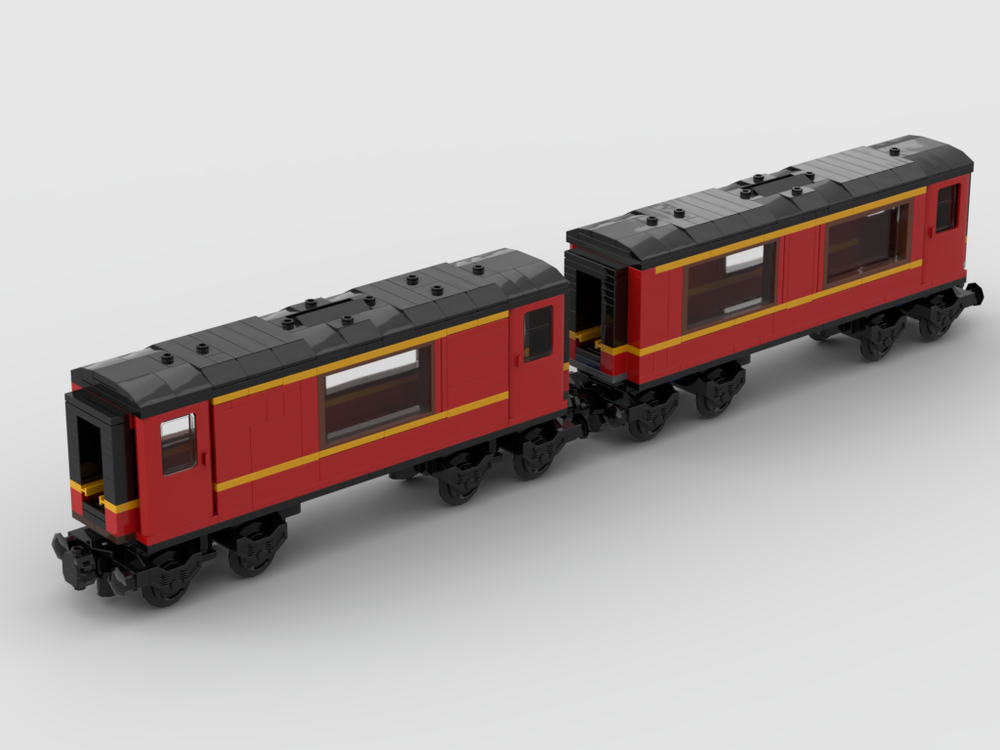 LEGO MOC Wizarding World - Train Double Carriages by gavgavgav123 ...