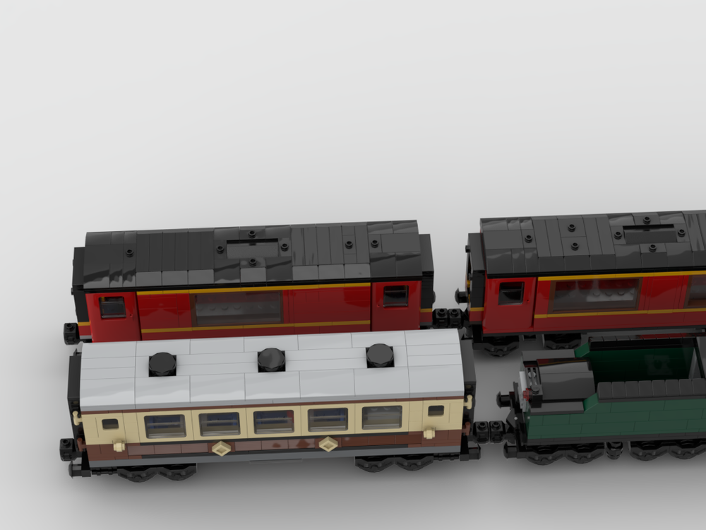 LEGO MOC Wizarding World - Train Double Carriages by gavgavgav123 ...