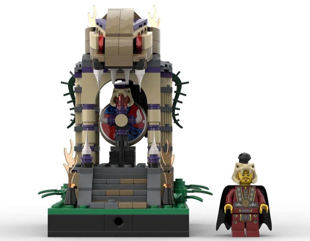 LEGO MOC NINJAGO - Chen's Throne by bennytheonly | Rebrickable - Build ...