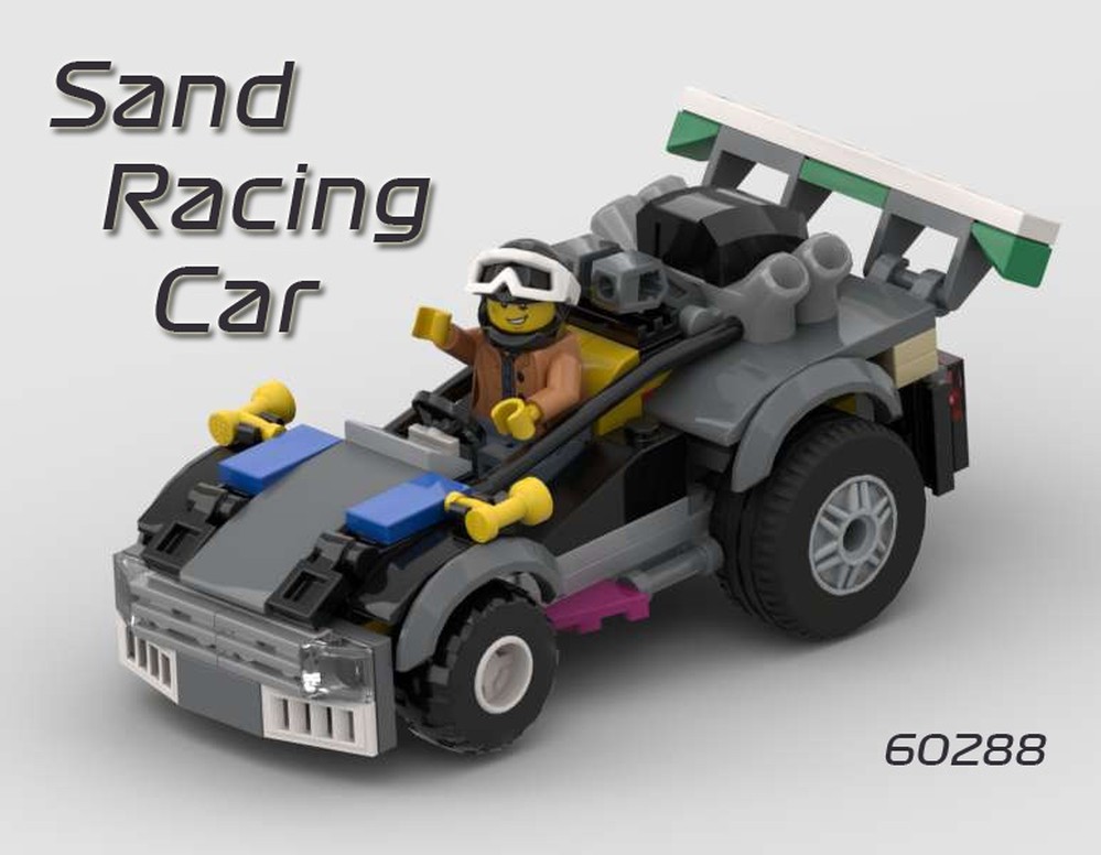LEGO MOC 60288 Sand Racing Car by dLegooo | Rebrickable - Build with LEGO