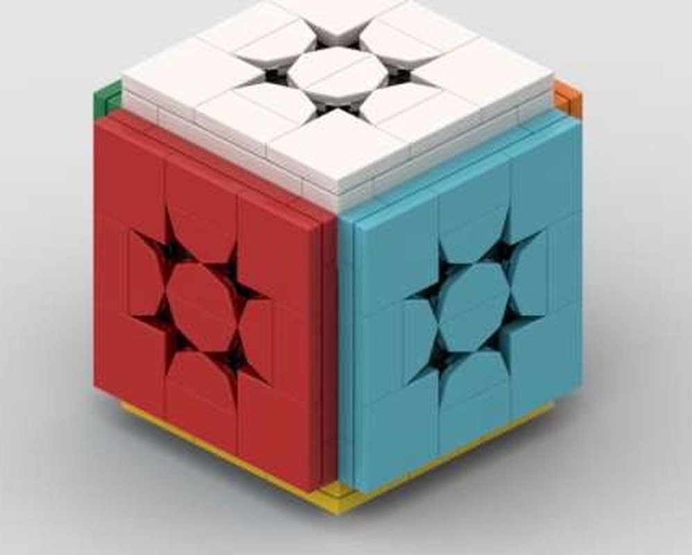 LEGO MOC Scale rubik's cube by Dominic22 | Rebrickable - Build with LEGO