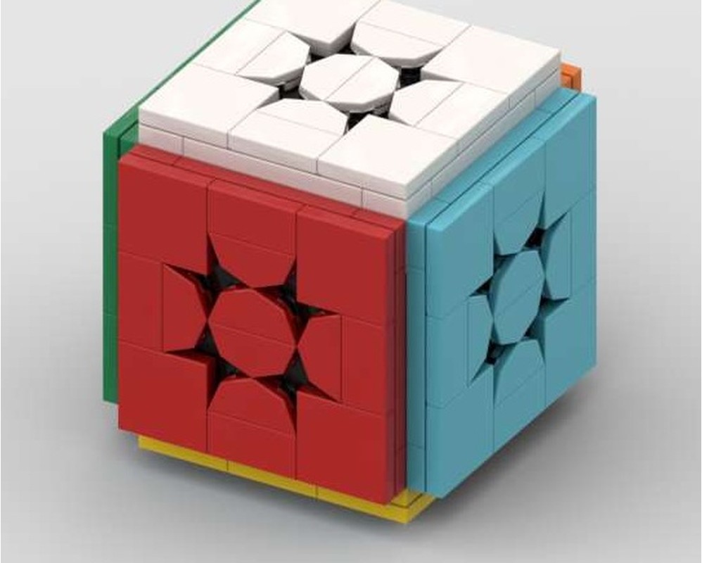LEGO MOC Scale rubik's cube by Dominic22 | Rebrickable - Build with LEGO