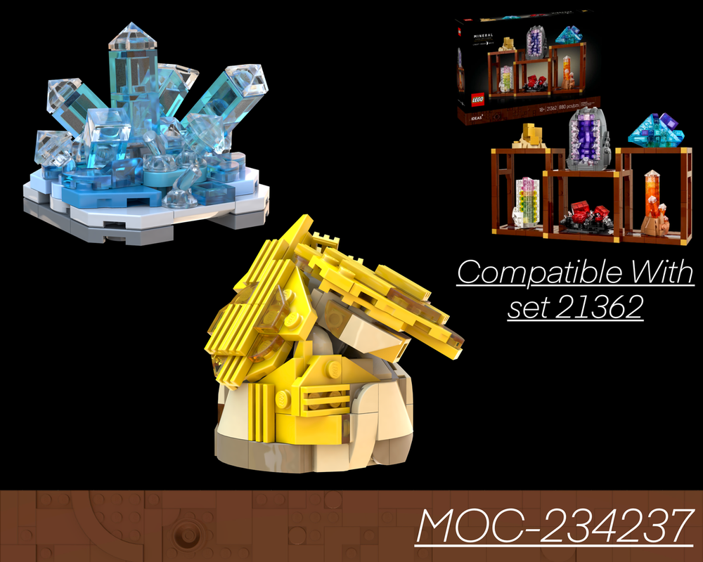 LEGO MOC Blastite & Phosphate: Mineral Collection by OrchardBuilds ...