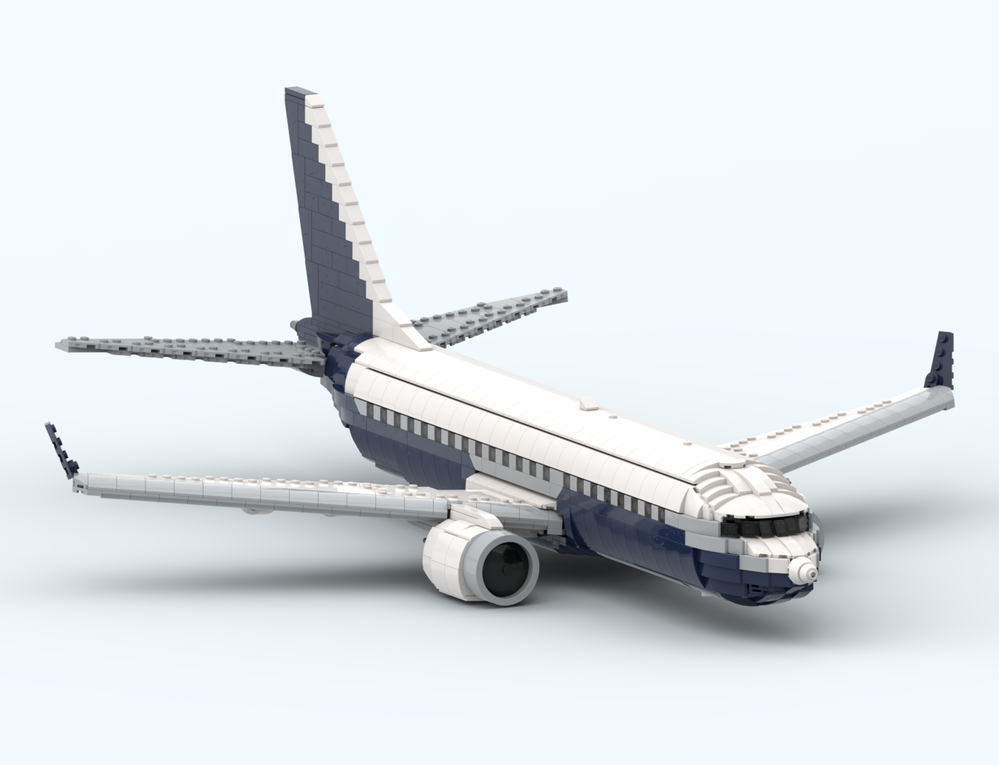 LEGO MOC-234060 Boeing 737-800 (NG) by C0NN3RY | Rebrickable - Build ...