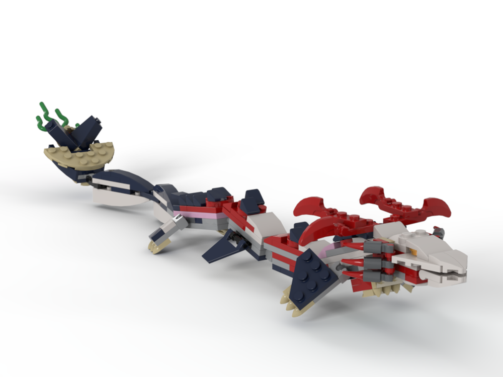 LEGO MOC-234064 31088 Dayu the Asian Water Dragon by -Outlandish ...