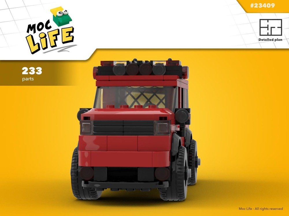 Lego Moc Dodge Durango First Responder By Moclife Rebrickable Build