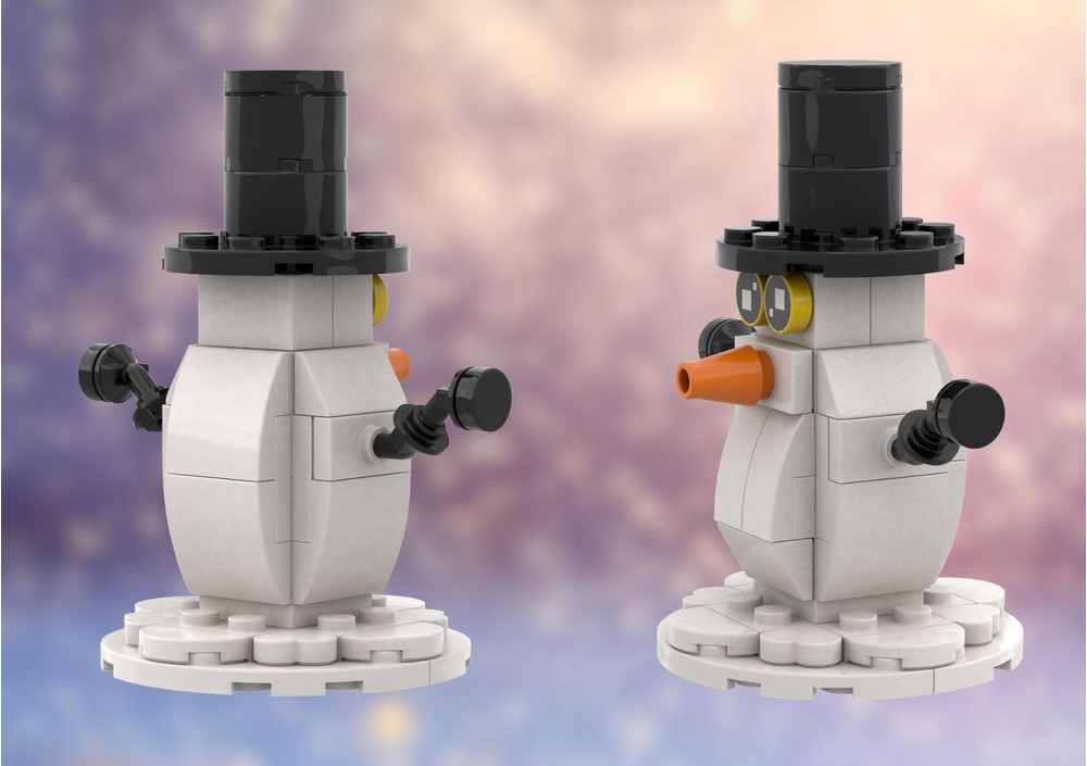 LEGO MOC SNOWMAN by BrickNstories (Théo) | Rebrickable - Build with LEGO