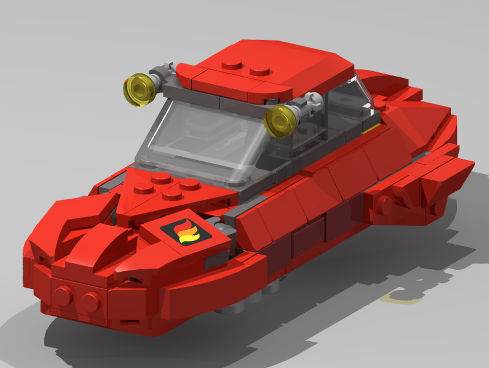 LEGO MOC L8 Clean-R Airspeeder by Krieg_15 | Rebrickable - Build with LEGO