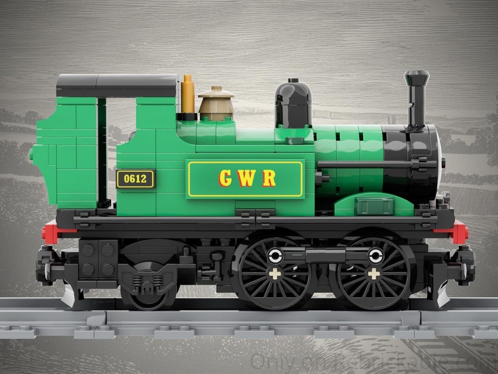 LEGO MOC-234145 GWR 1400 Class by Mikey_Brickalloti | Rebrickable ...