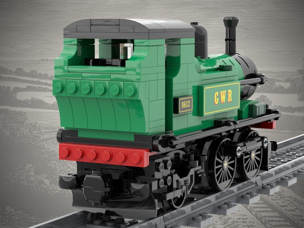 LEGO MOC-234145 GWR 1400 Class by Mikey_Brickalloti | Rebrickable ...