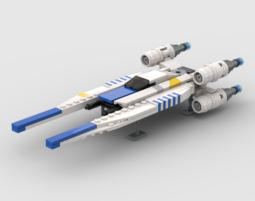 LEGO MOC-234162 U Wing UT-60D Mini Scale 1:100 by ImplodedHamster ...