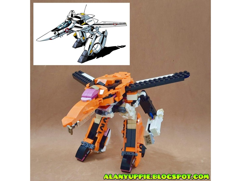 LEGO MOC VF-1 Valkyrie (Macross) / Jetfire (g1 Transformers) using lego ...