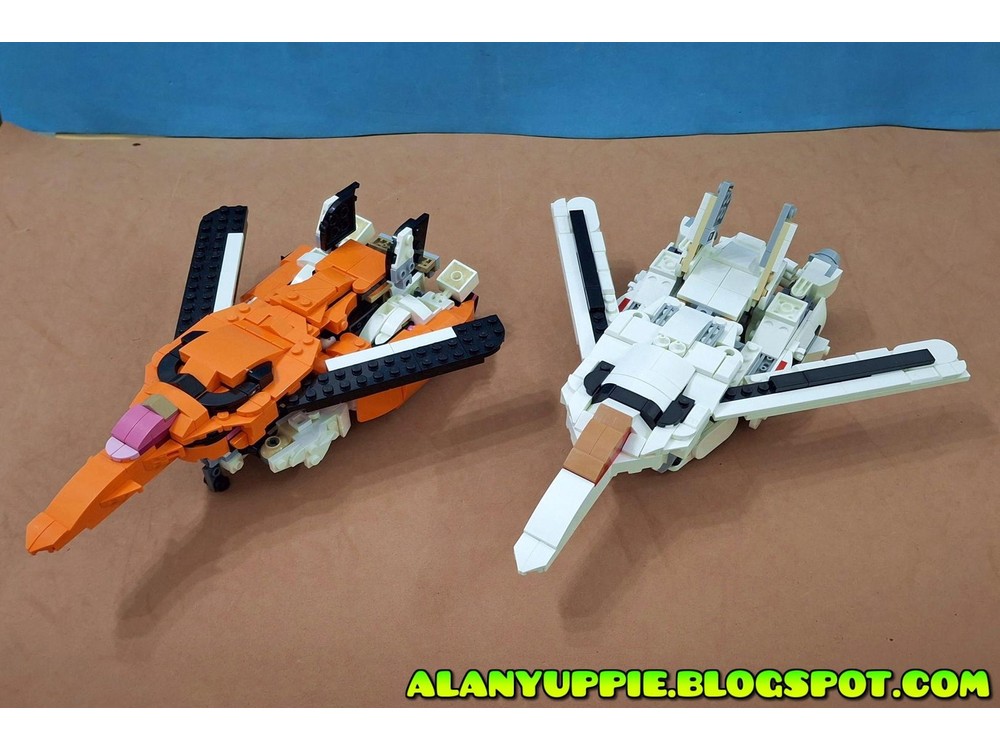 LEGO MOC-234175 VF-1 Valkyrie (Macross) / Jetfire (g1 Transformers ...