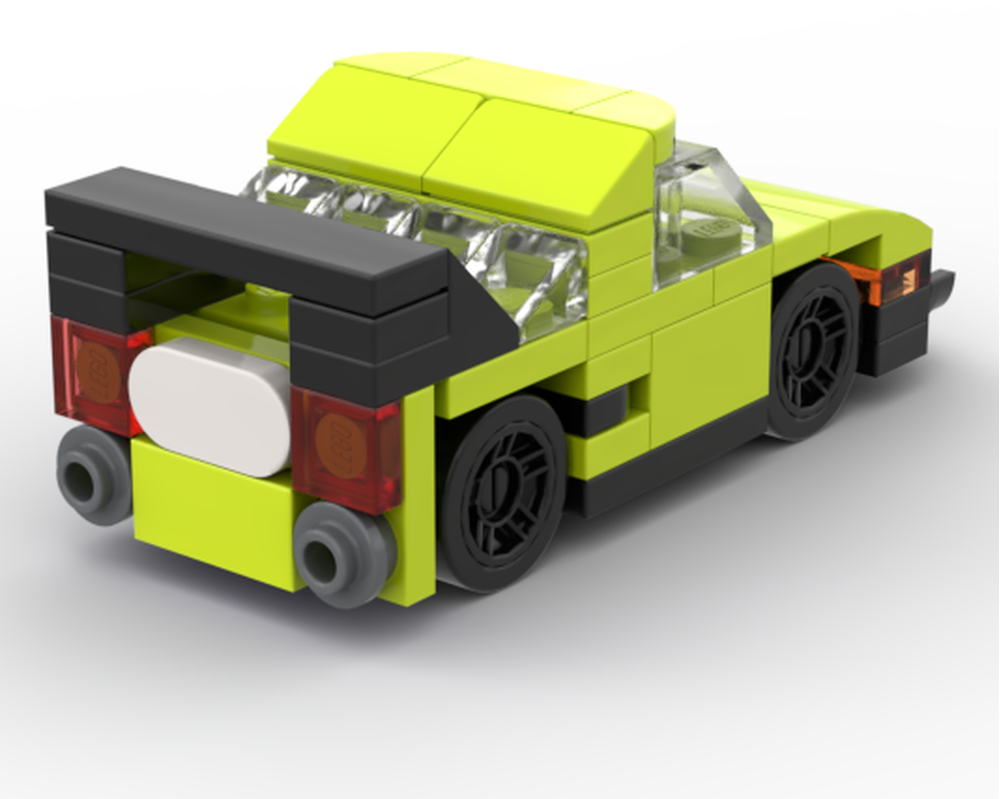 LEGO MOC 4 Stud Wide Custom 1986 Toyota Supra by MOCStar | Rebrickable ...