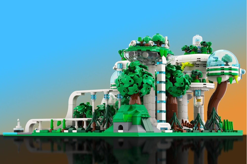 LEGO MOC-234186 Future Green City by Michelanlego | Rebrickable - Build ...