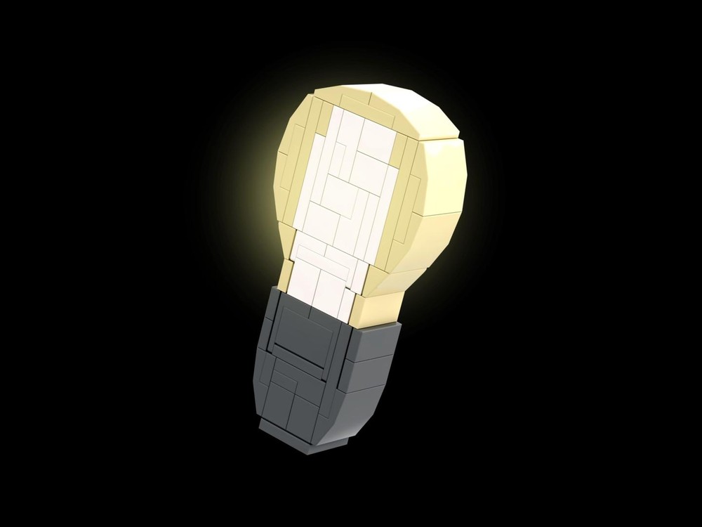 LEGO MOC Lightbulb (SNOT) by VectorStuds | Rebrickable - Build with LEGO