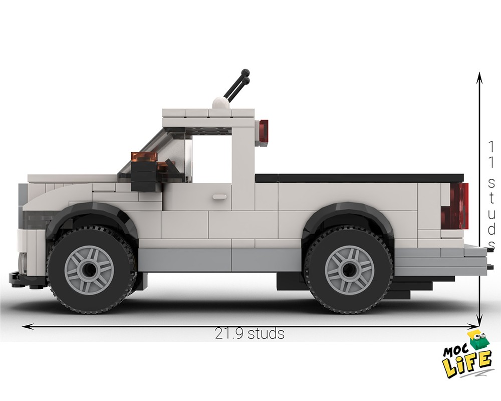 LEGO MOC Ram 1500 regular cab small bed by MocLife | Rebrickable ...