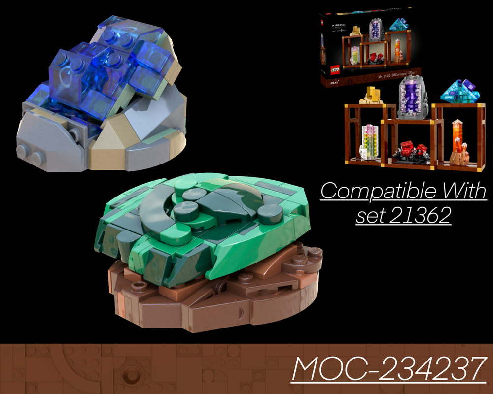 LEGO MOC-234237 Malachite & Azurite: Mineral Collection by ...