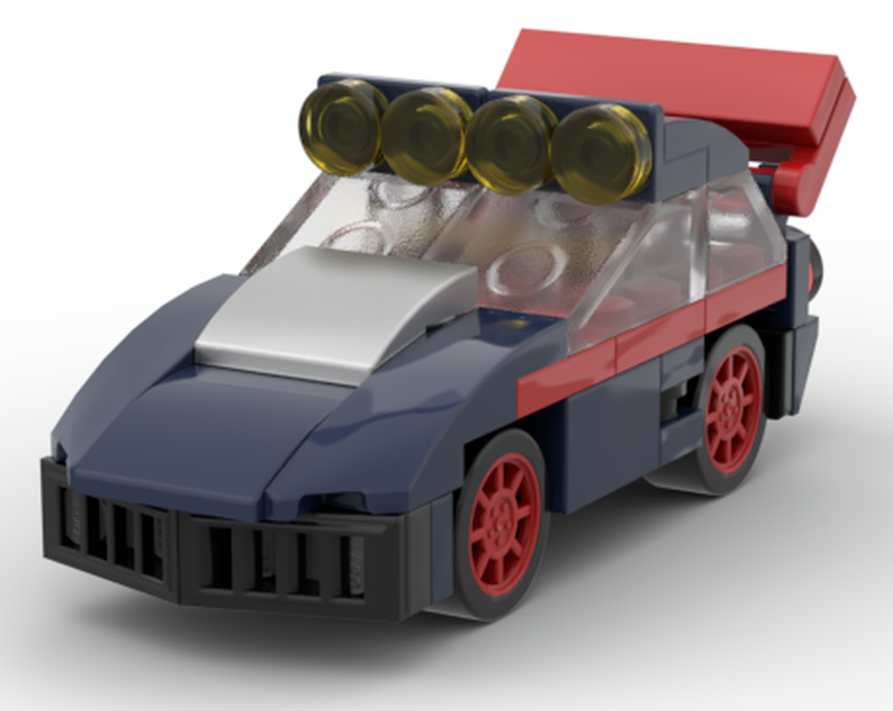 LEGO MOC-234280 4 Stud Wide Custom 1969 Corvette RS by MOCStar ...