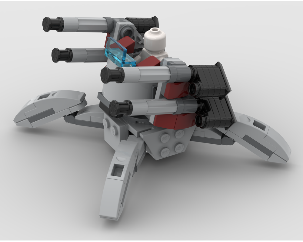LEGO MOC-234287 Z45 Quad Mount by SilverInc | Rebrickable - Build with LEGO
