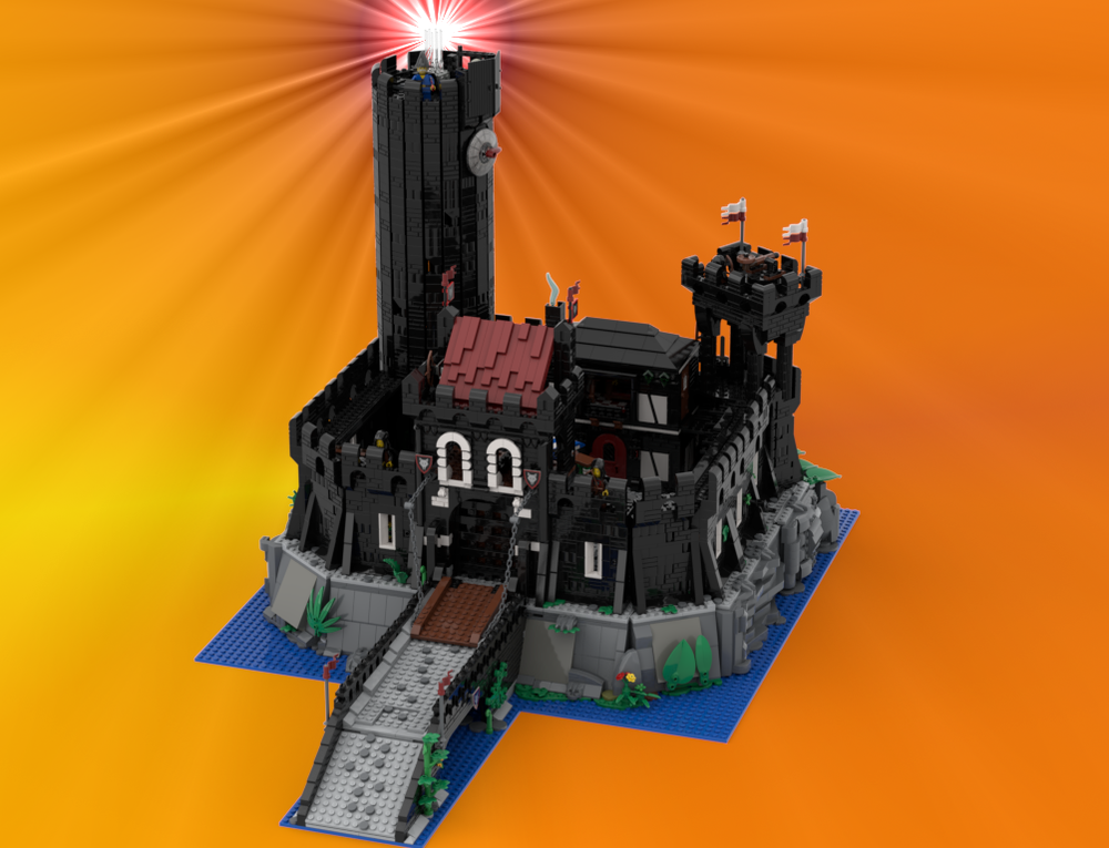 LEGO MOC Wolfpack Castle by Laxx18 | Rebrickable - Build with LEGO