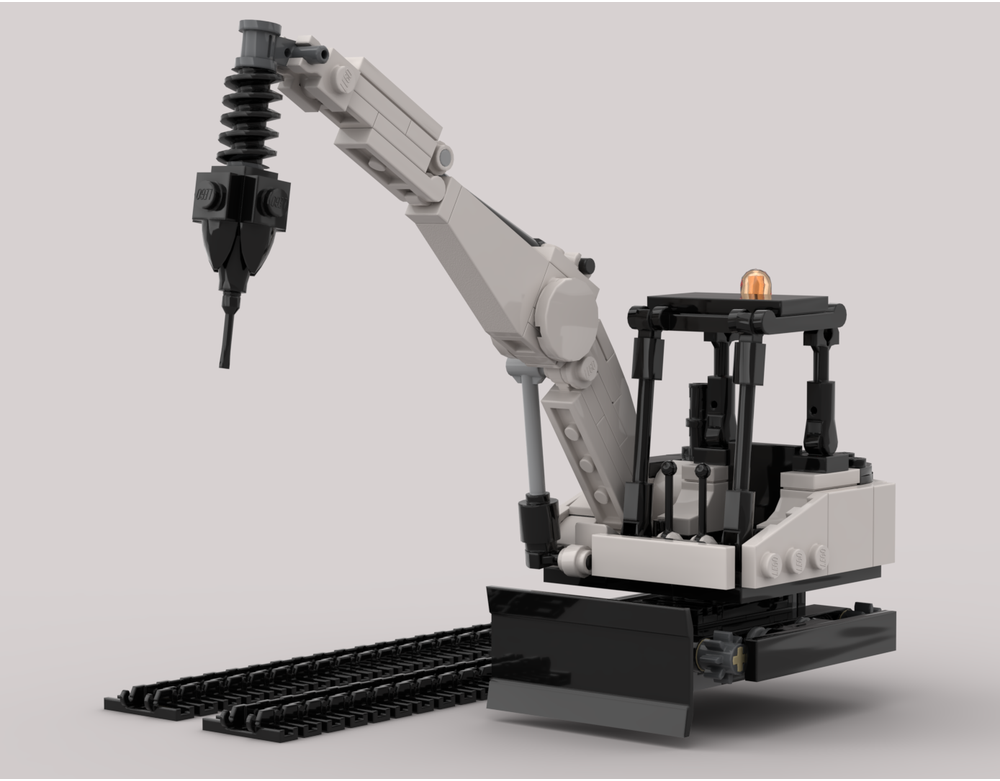 LEGO MOC Small Excavator by Mannyfriendship | Rebrickable - Build with LEGO