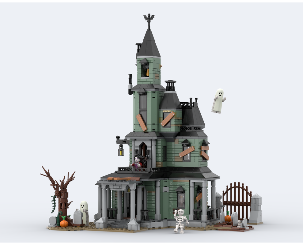 LEGO MOC-234312 31167 Haunted House by legomegaman | Rebrickable ...